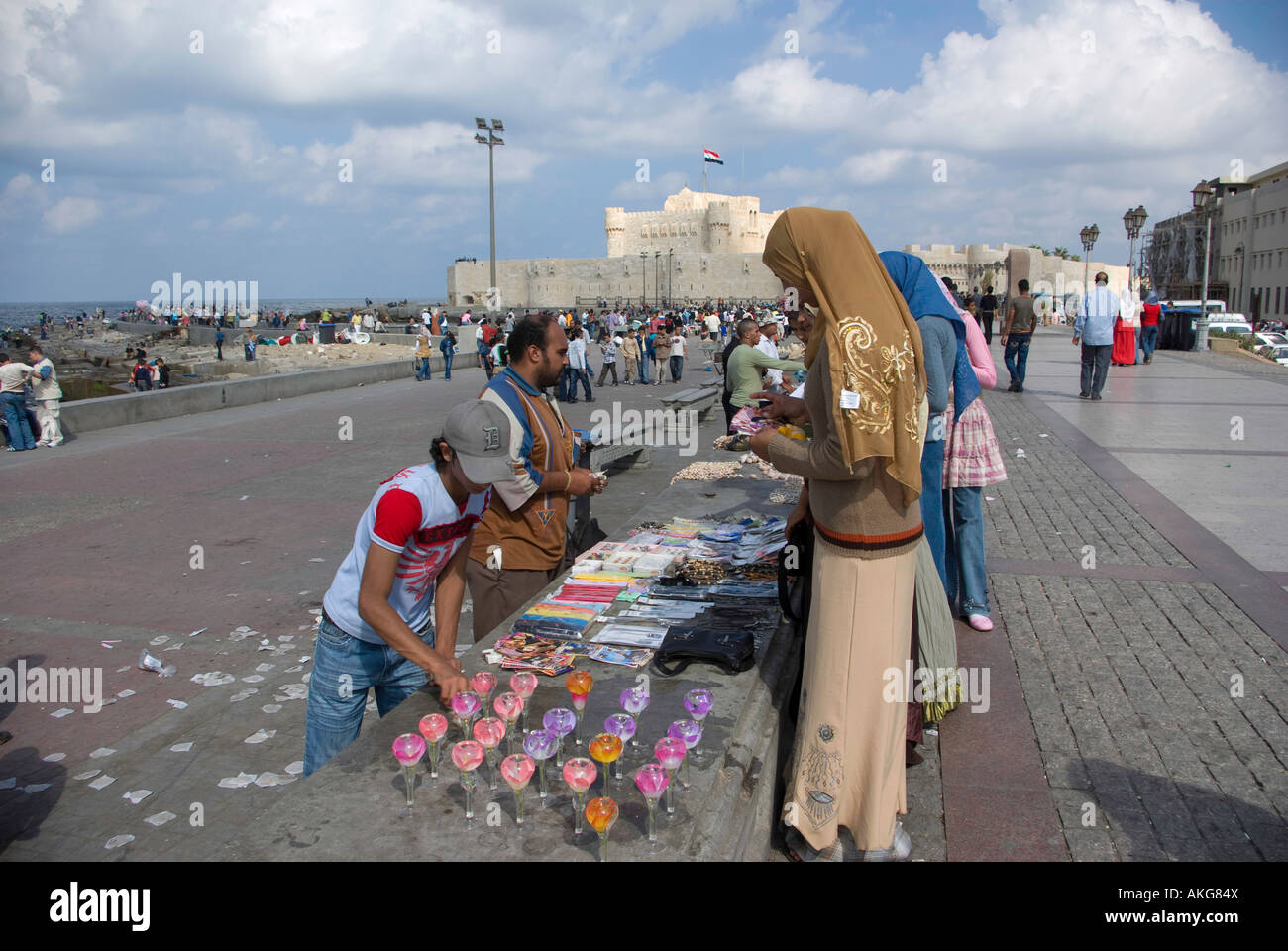 Fort Qait el Bey on the first day of the festival to celebrate the end ...