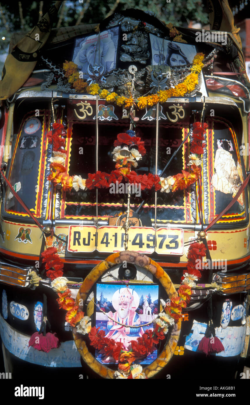 Decorated auto rickshaw hi-res stock photography and images - Alamy