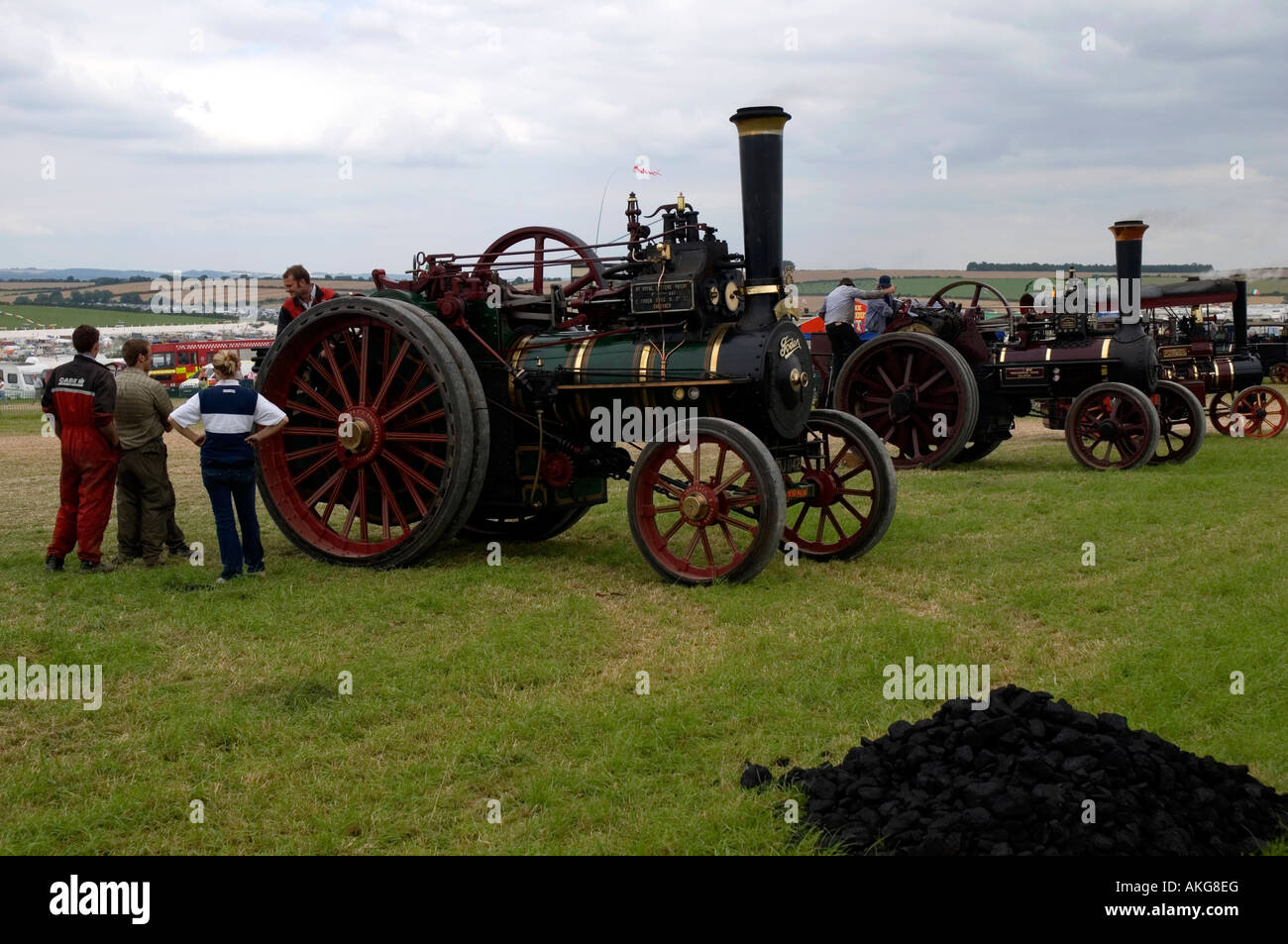 Steam tractors at the 2007 Great Dorset Steam Fair Blandford Forum ...