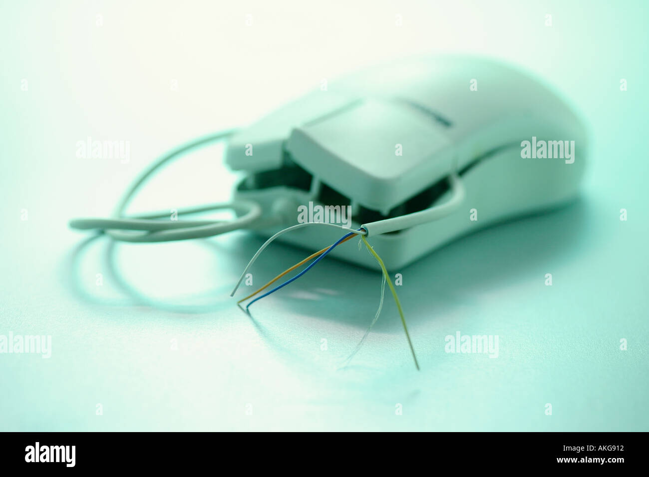 Broken Computer Mouse Stock Photo - Alamy