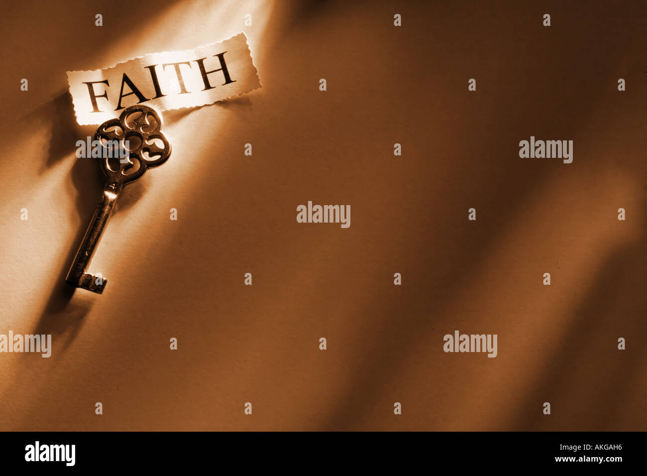 The Key to Faith Stock Photo - Alamy