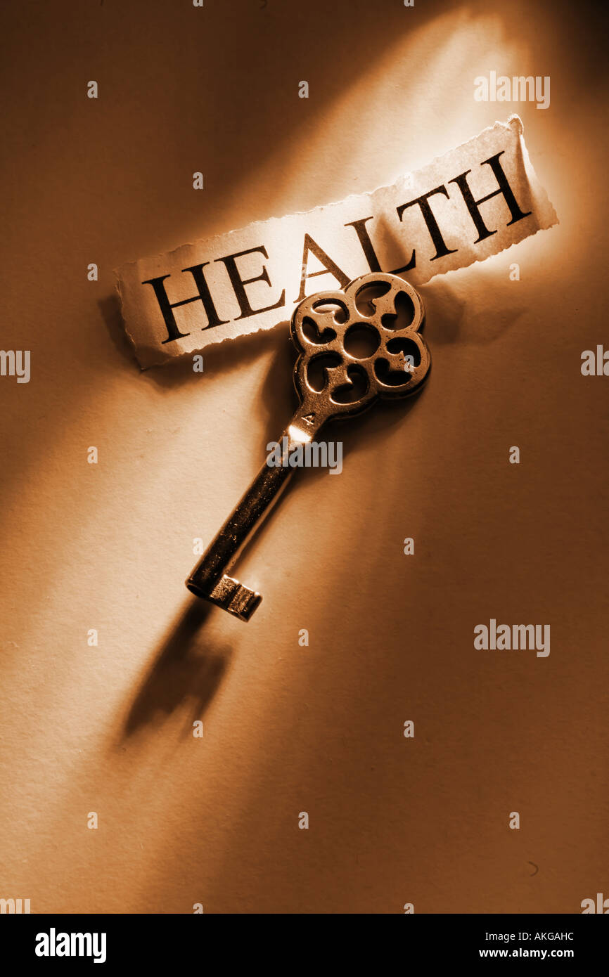 The Key to Health Stock Photo - Alamy
