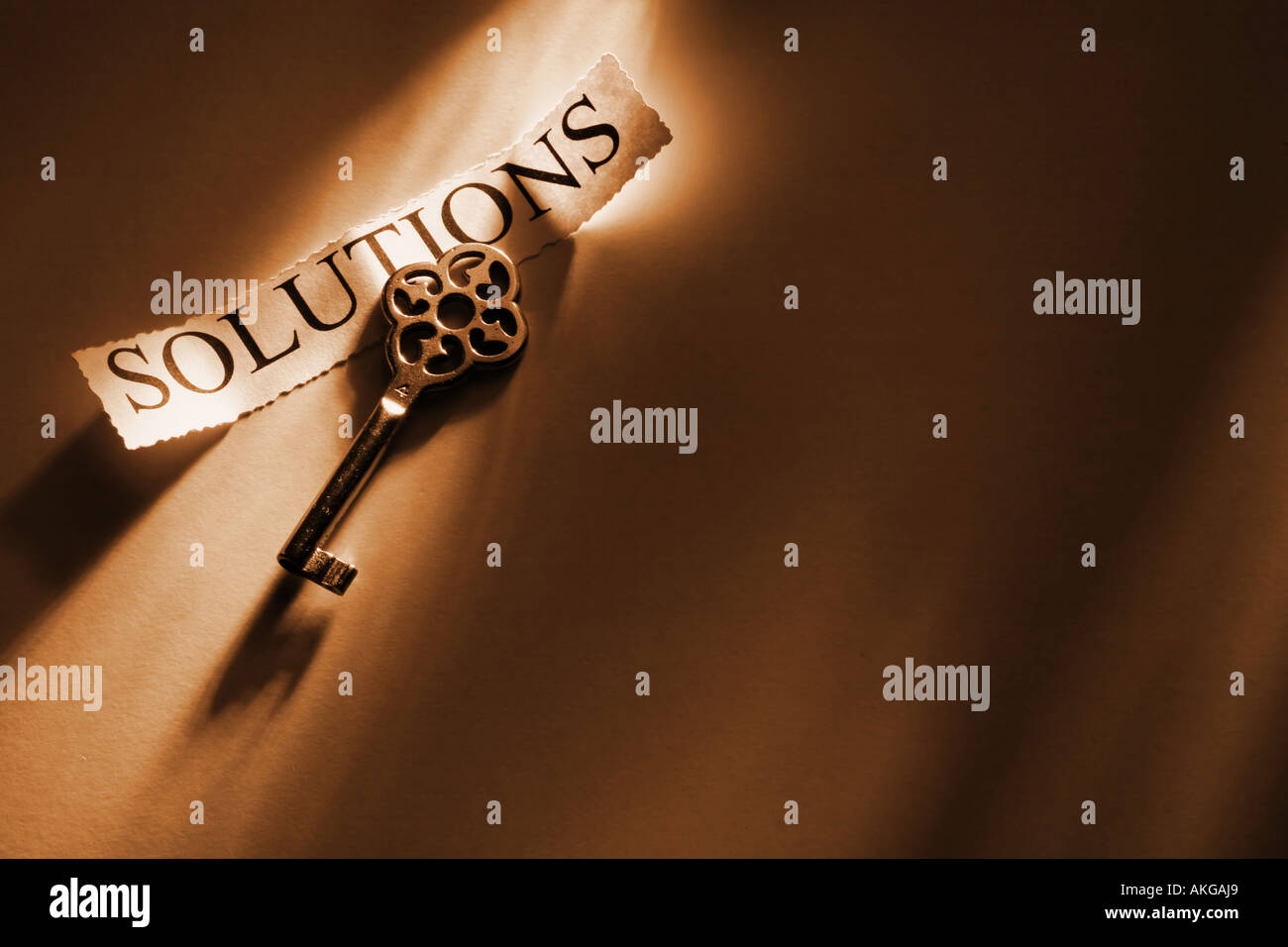 Key to solutions Stock Photo - Alamy