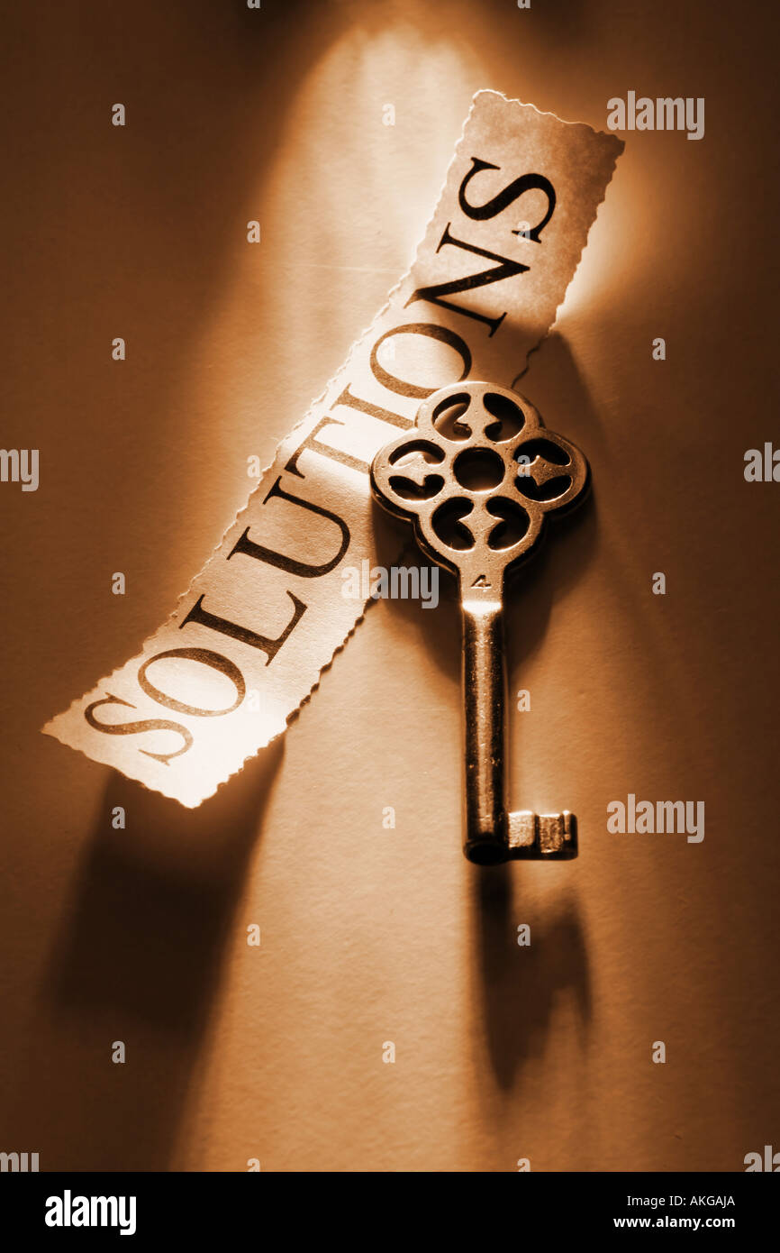 Key to solutions Stock Photo - Alamy
