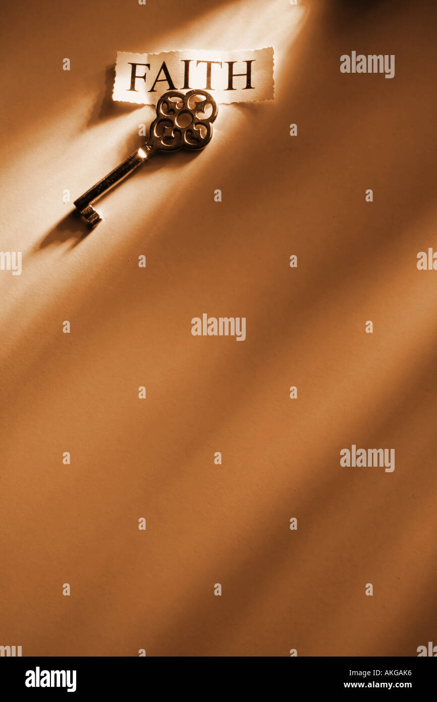 The Key to Faith Stock Photo - Alamy
