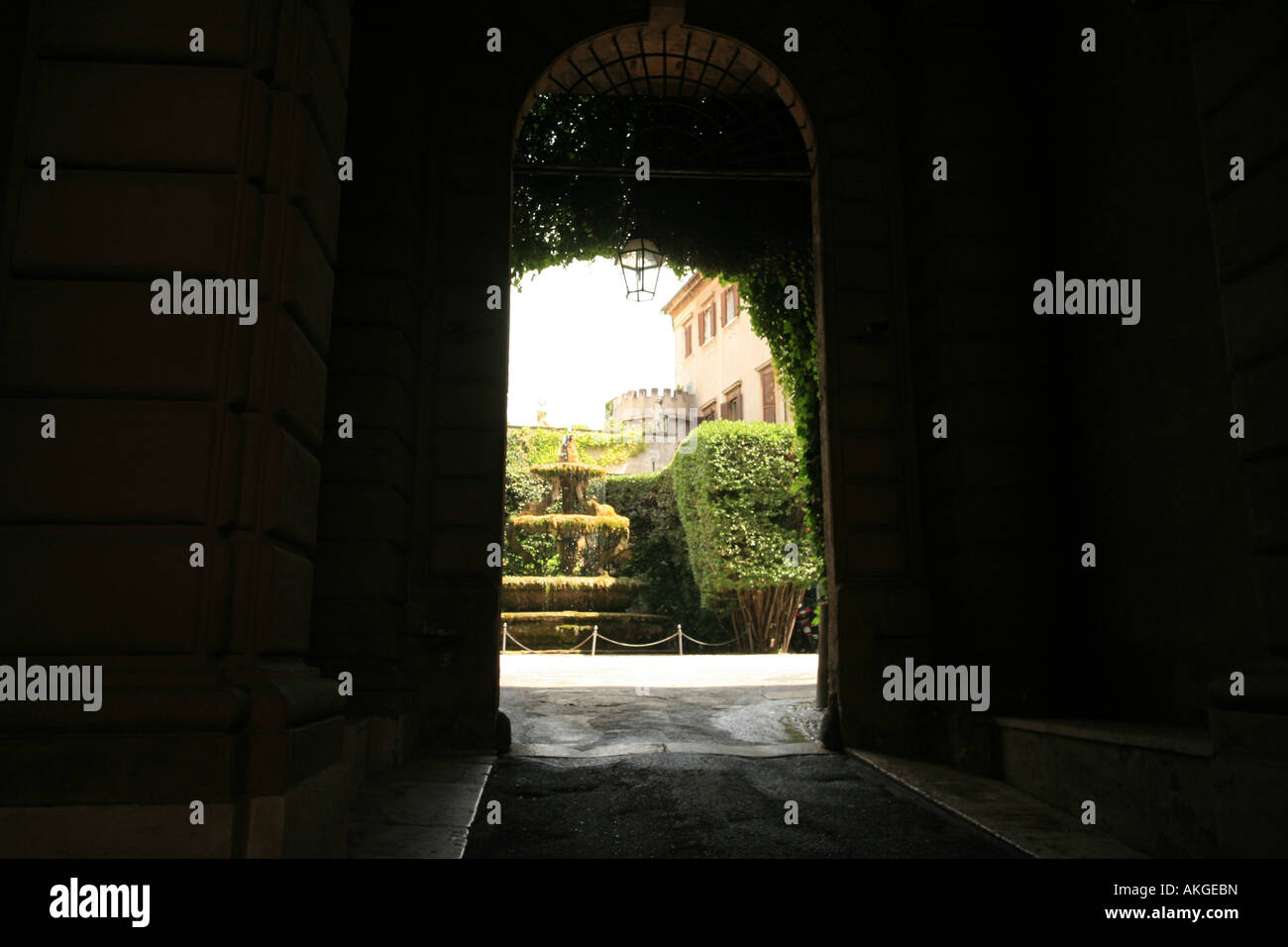 Entrance, Taverna palace, Parione district, Rome, Lazio, Italy Stock ...