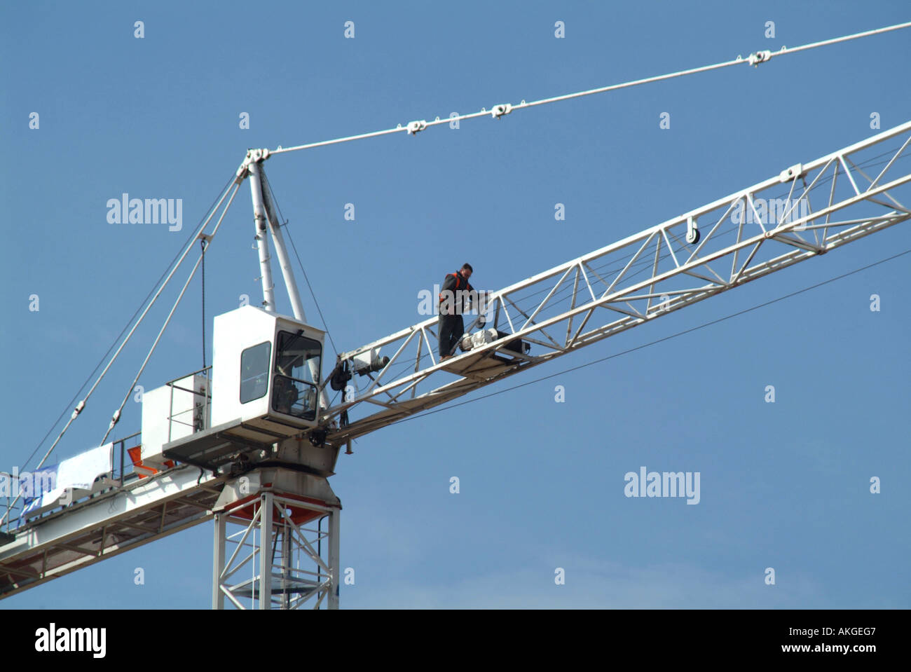 Falling crane hi-res stock photography and images - Alamy
