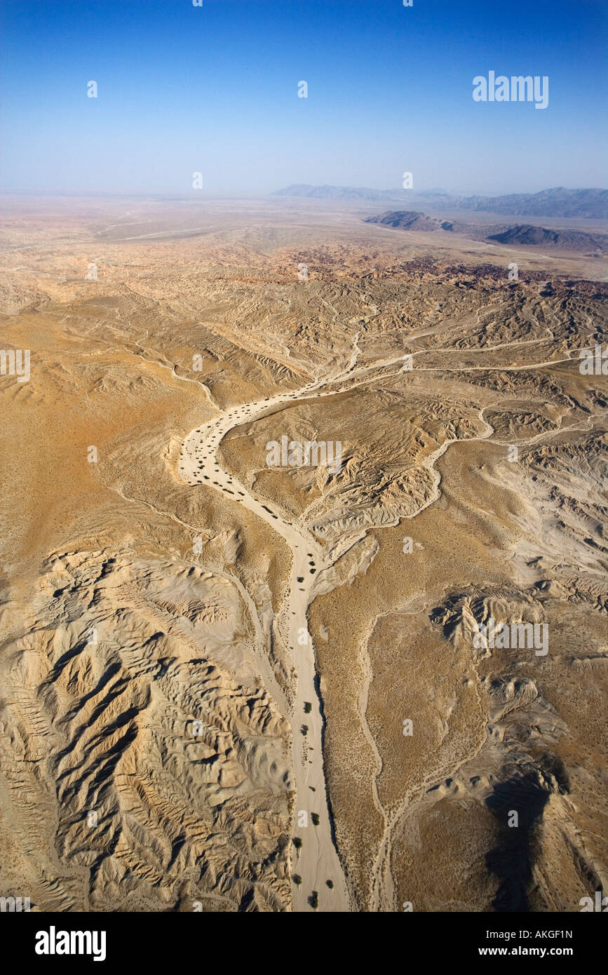 Aerial view of desert landscape Stock Photo - Alamy