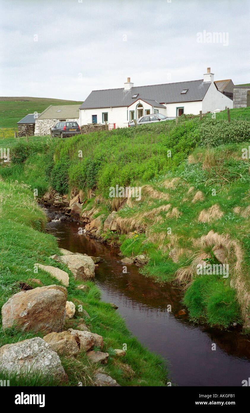 Most Northerly House in Britain near Norwick Shetland UK Stock Photo ...