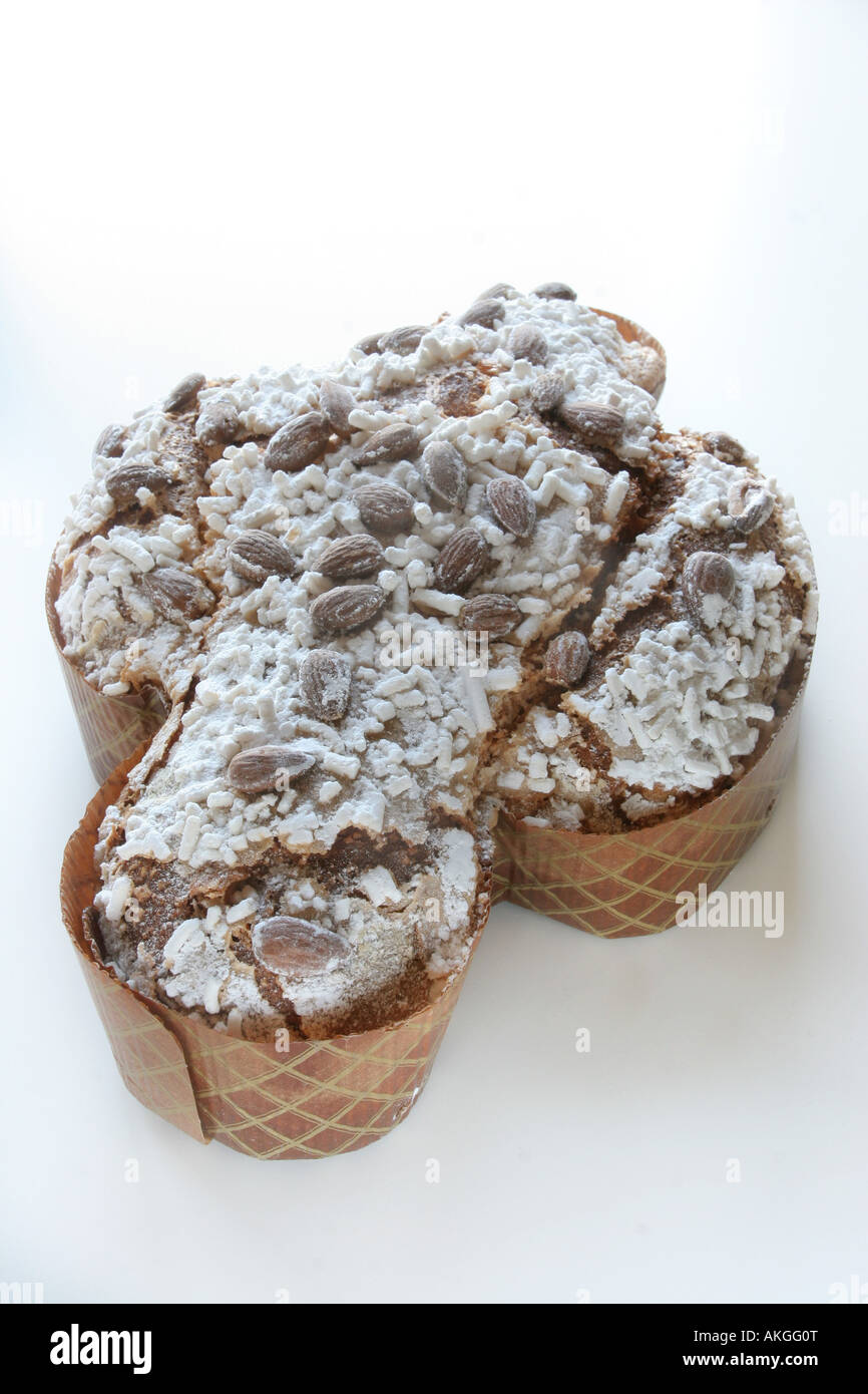 Italian Easter cake in form of a dove, Colomba Pasquale, Italy Stock ...
