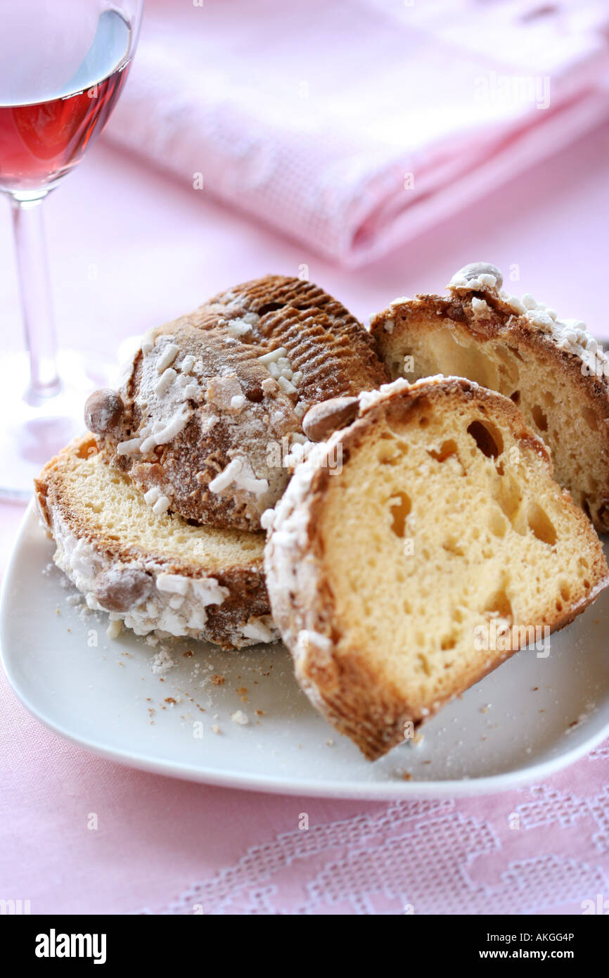Italian Easter cake in form of a dove, Colomba Pasquale, Italy Stock ...