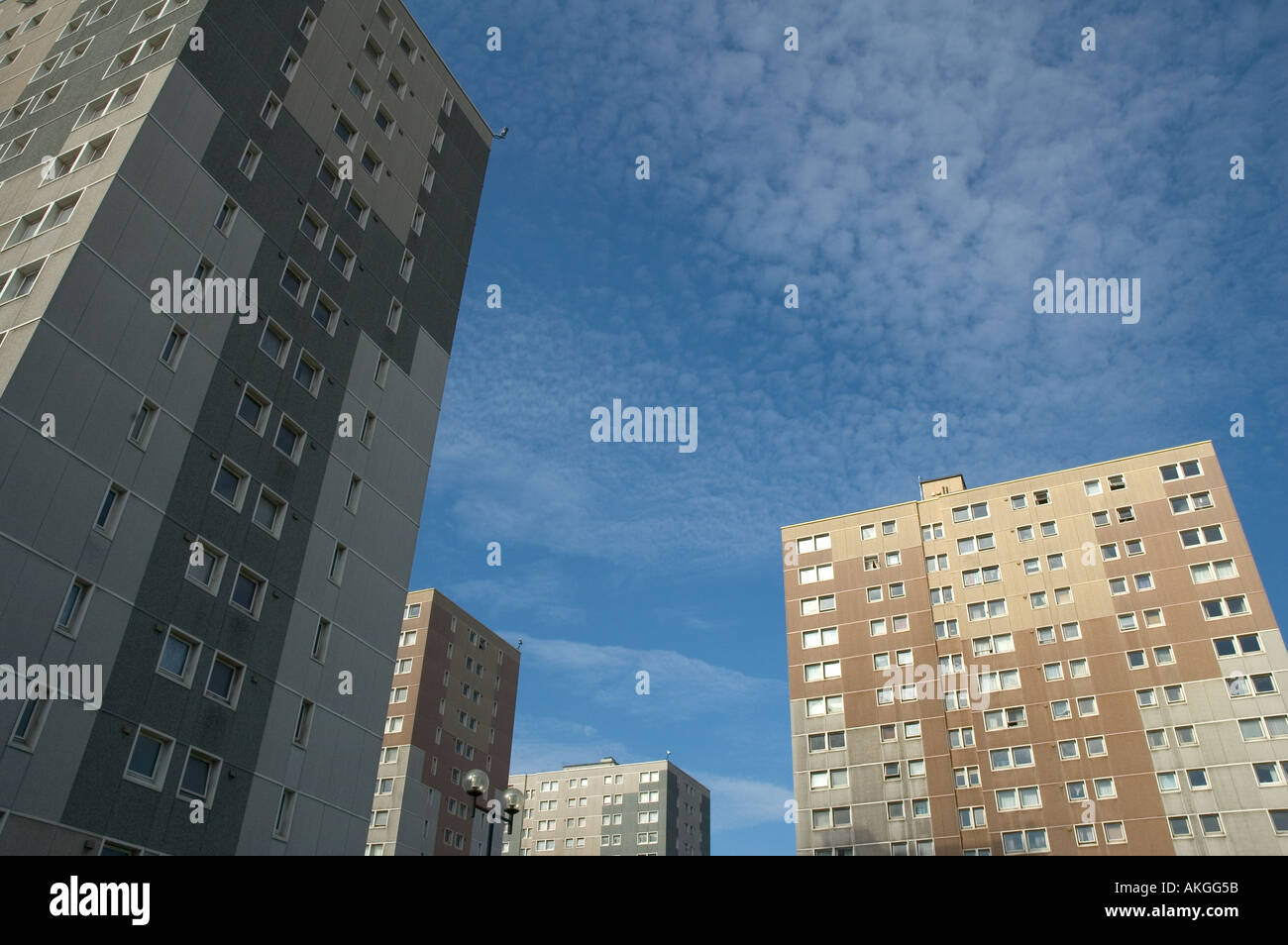 Tower blocks Moss side Manchester Stock Photo - Alamy
