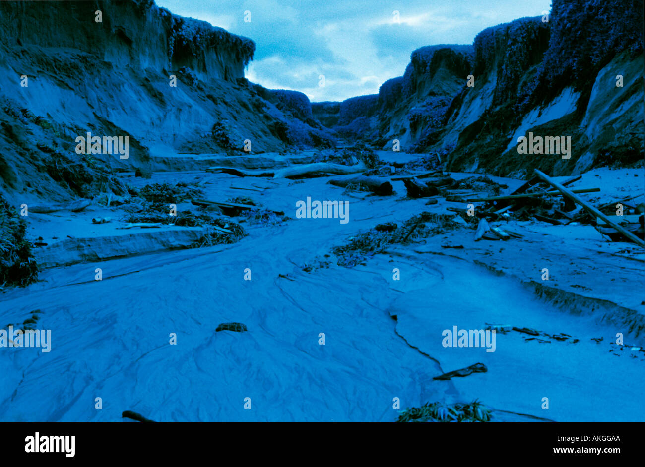 Blue gully, California Stock Photo - Alamy