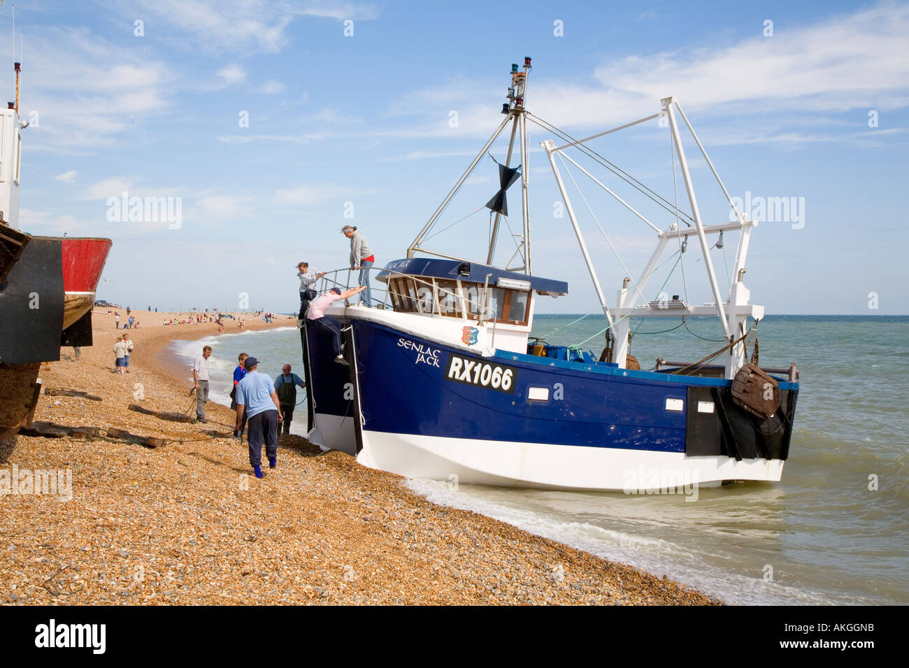 Beaching fishing boat hi-res stock photography and images - Alamy