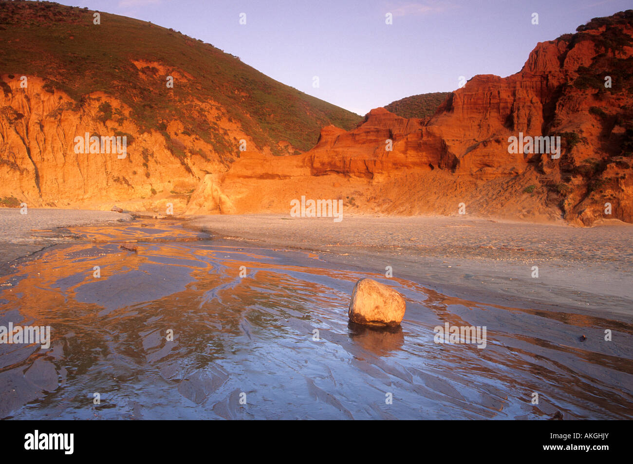 McClures Beach at Sunset Point Reyes National Seashore, California, USA ...