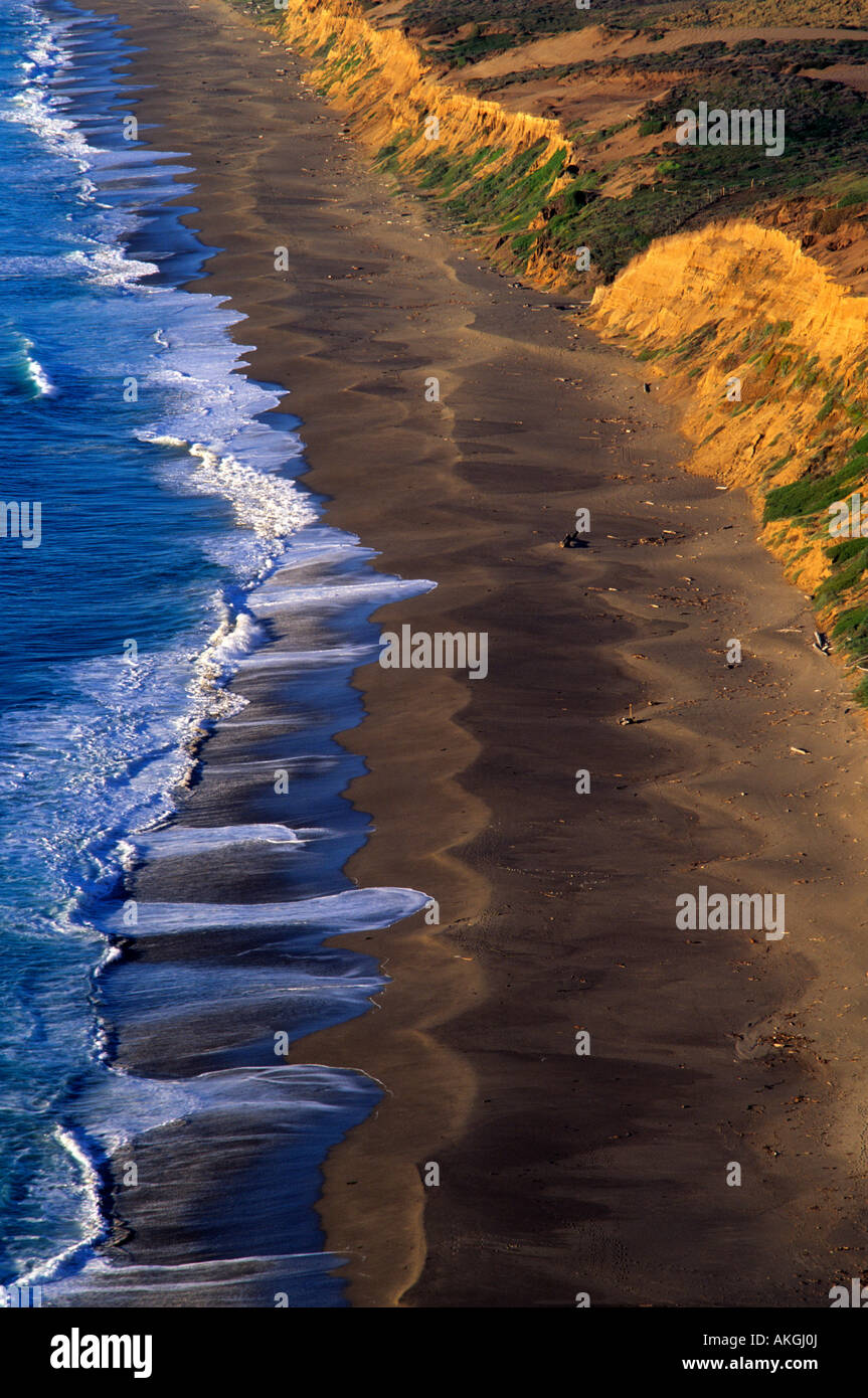 Southern end of Point Reyes Beach at Point Reyes National Seashore ...