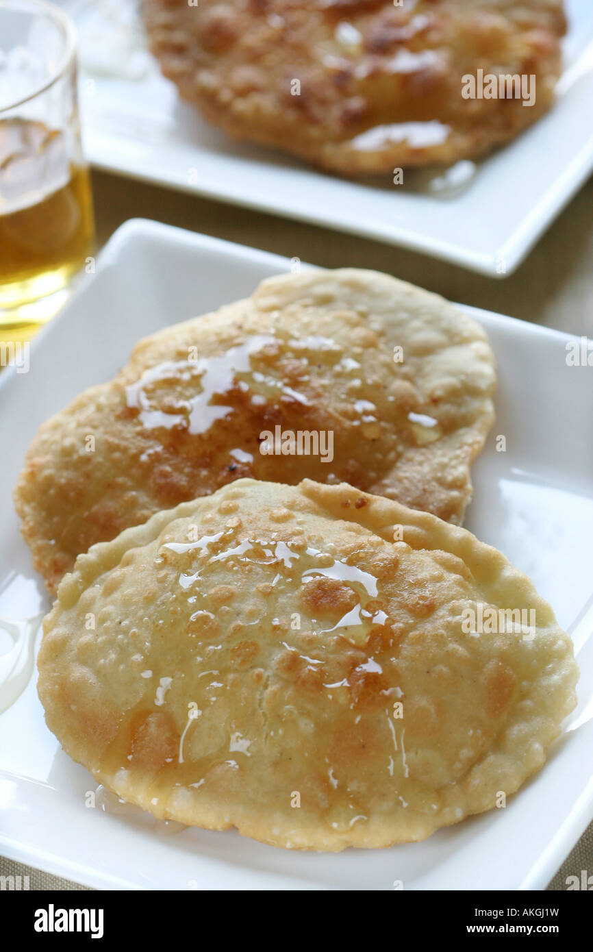 Sebadas dessert, Sardinia, Italy Stock Photo - Alamy