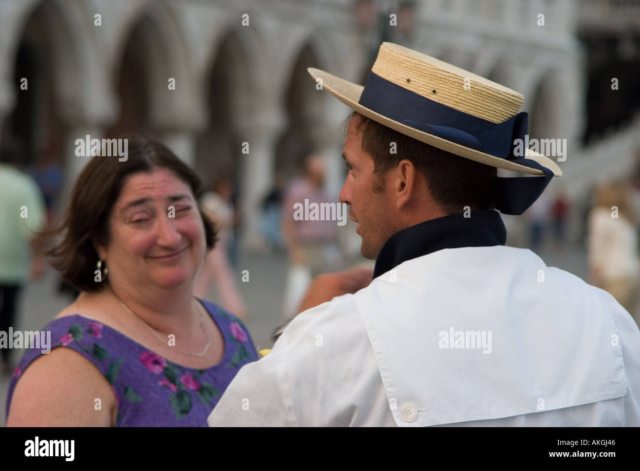 Gondolier woman hi-res stock photography and images - Alamy