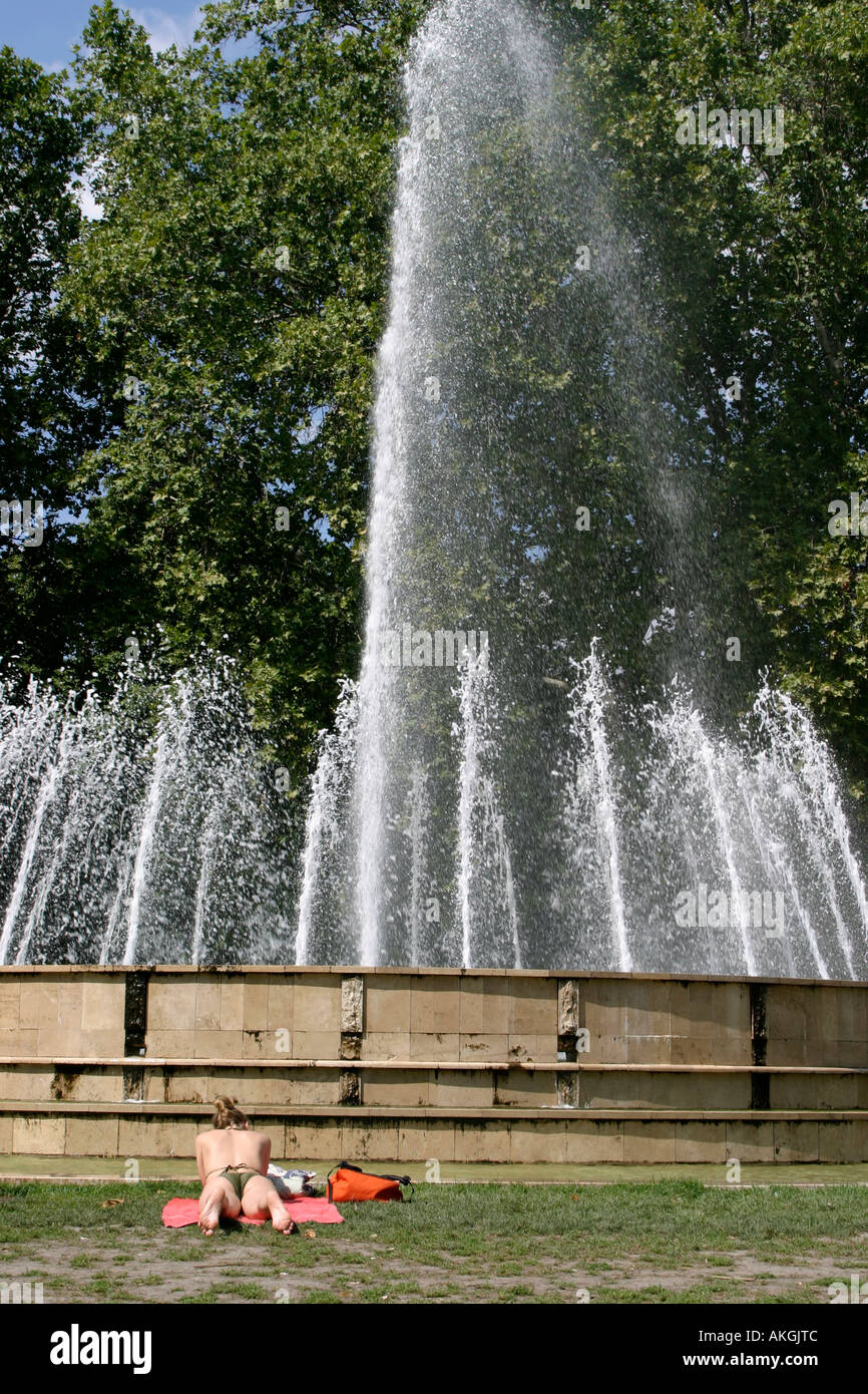 Girl bikini water park hi-res stock photography and images - Alamy