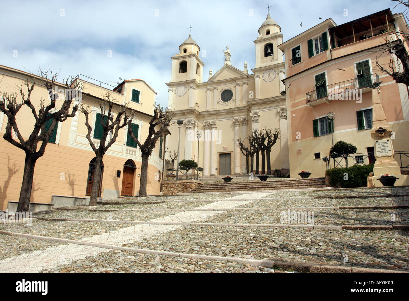 San Pietro church, Borgio Verezzi, Ligury, Italy Stock Photo - Alamy