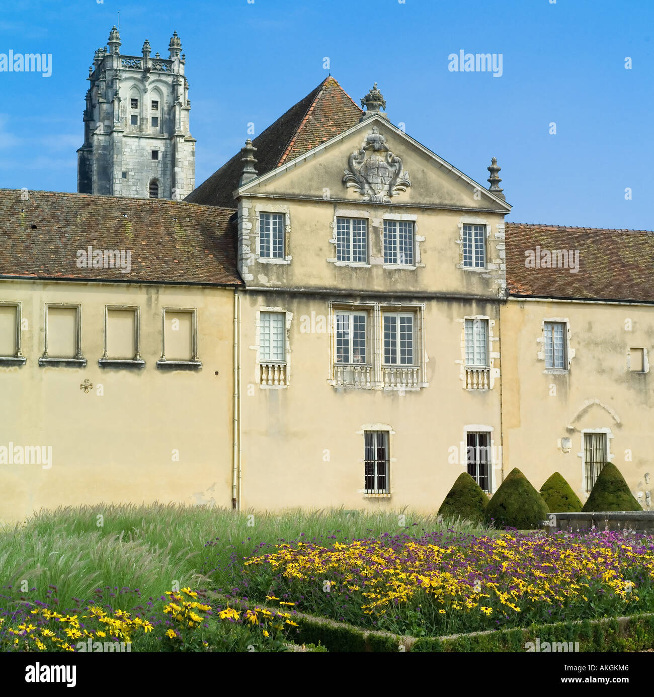 Cloister monastic buildings, priory of Royal monastery de Brou, 16th ...