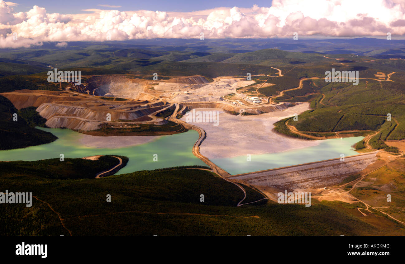Open Pit Gold Mining at Fort Knox Gold Mine just north of Fairbanks ...