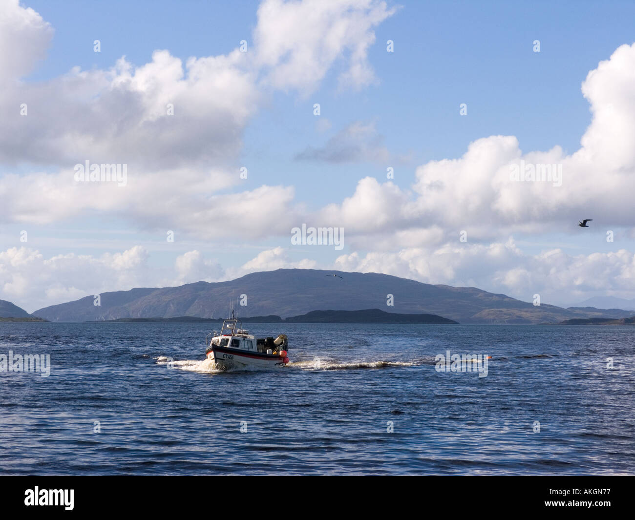 Loch Crinan from Crinan harbour Argyll Scotland Stock Photo - Alamy