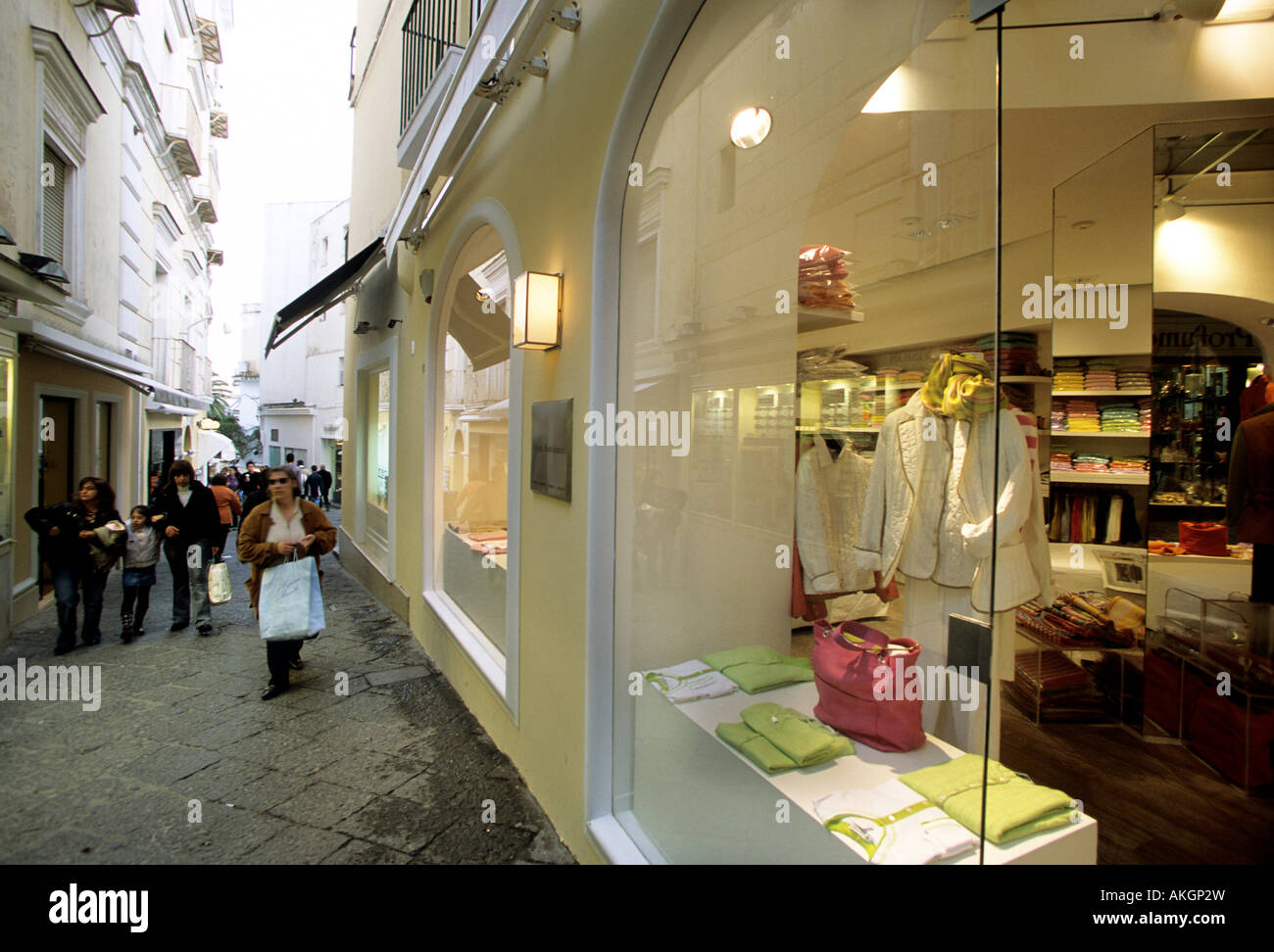 Centre, Capri, Capri island, Campania, Italy Stock Photo - Alamy