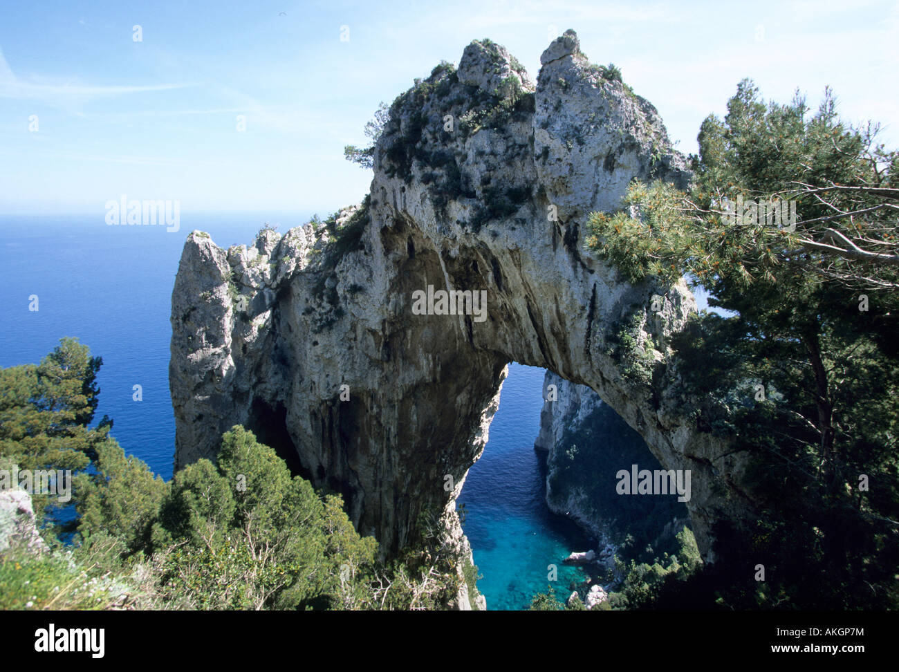 Natural arch capri hi-res stock photography and images - Alamy