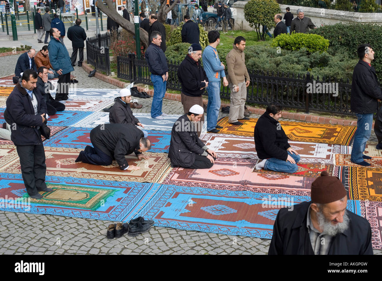Turkey, Istanbul, friday prayer Stock Photo - Alamy