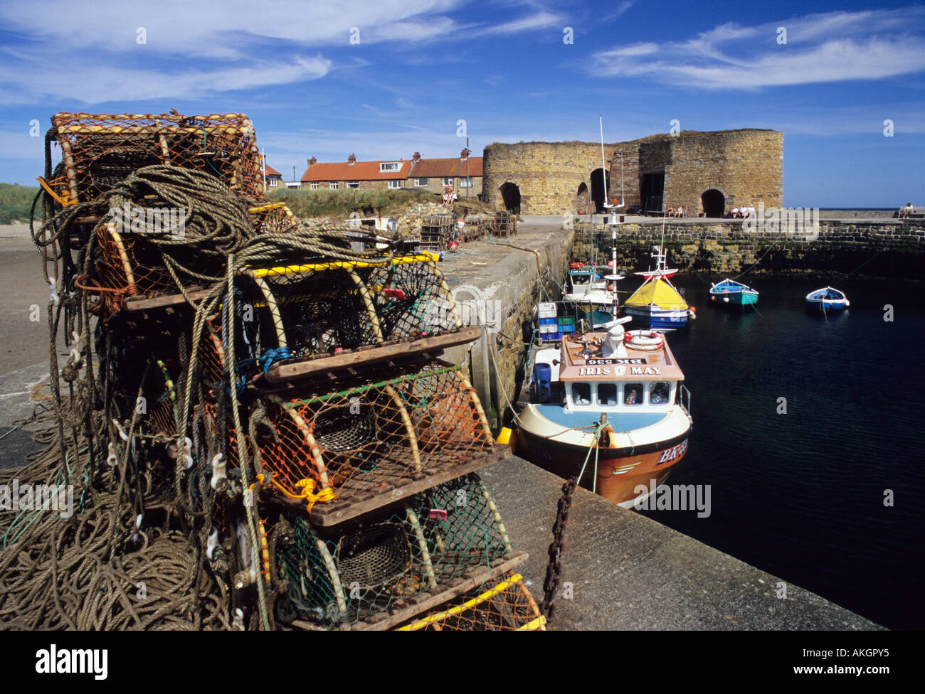 Beadnall Harbour, Northumberland, UK Stock Photo - Alamy