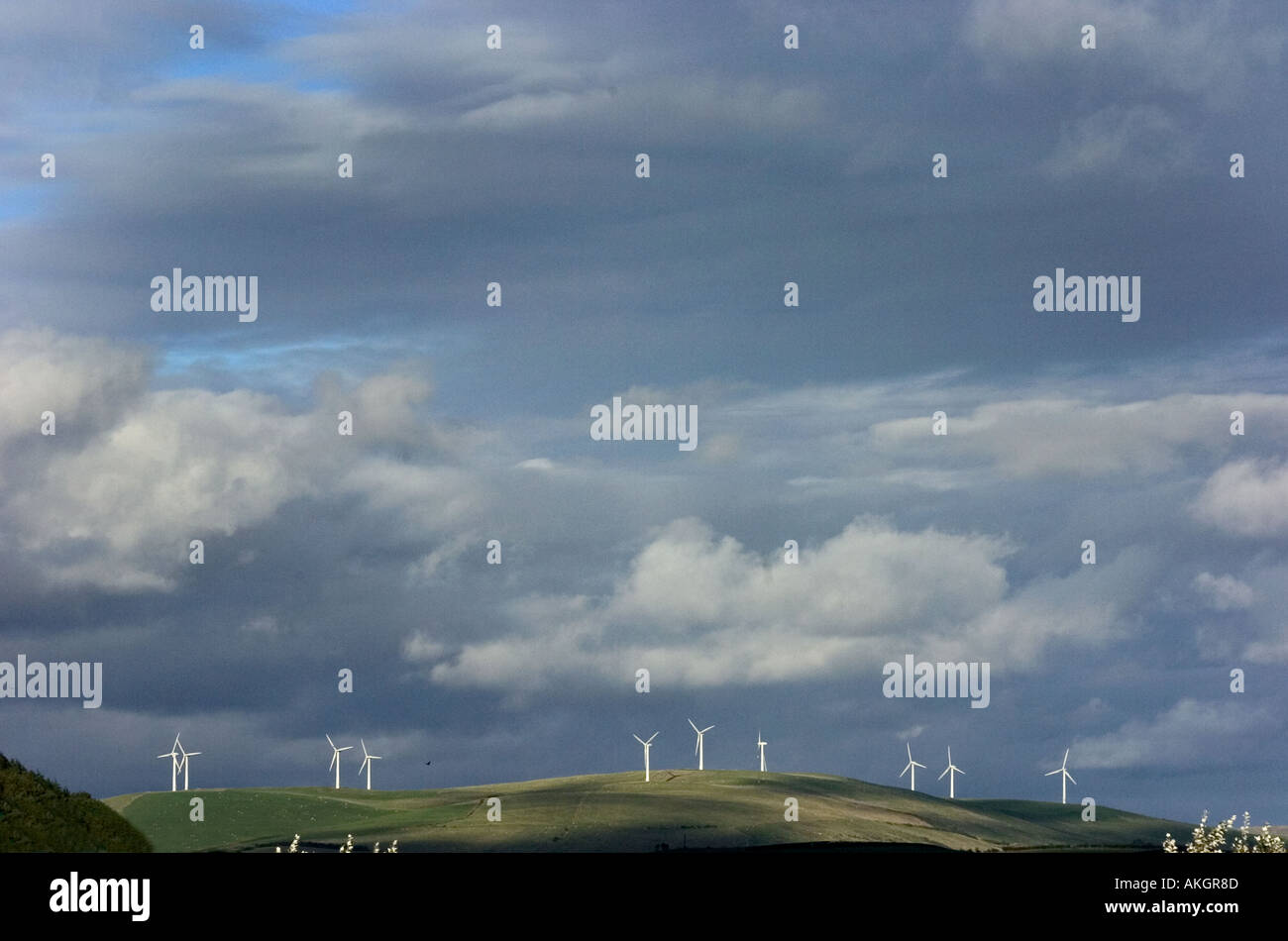 Windfarm windmill turbine wind wales hi-res stock photography and ...