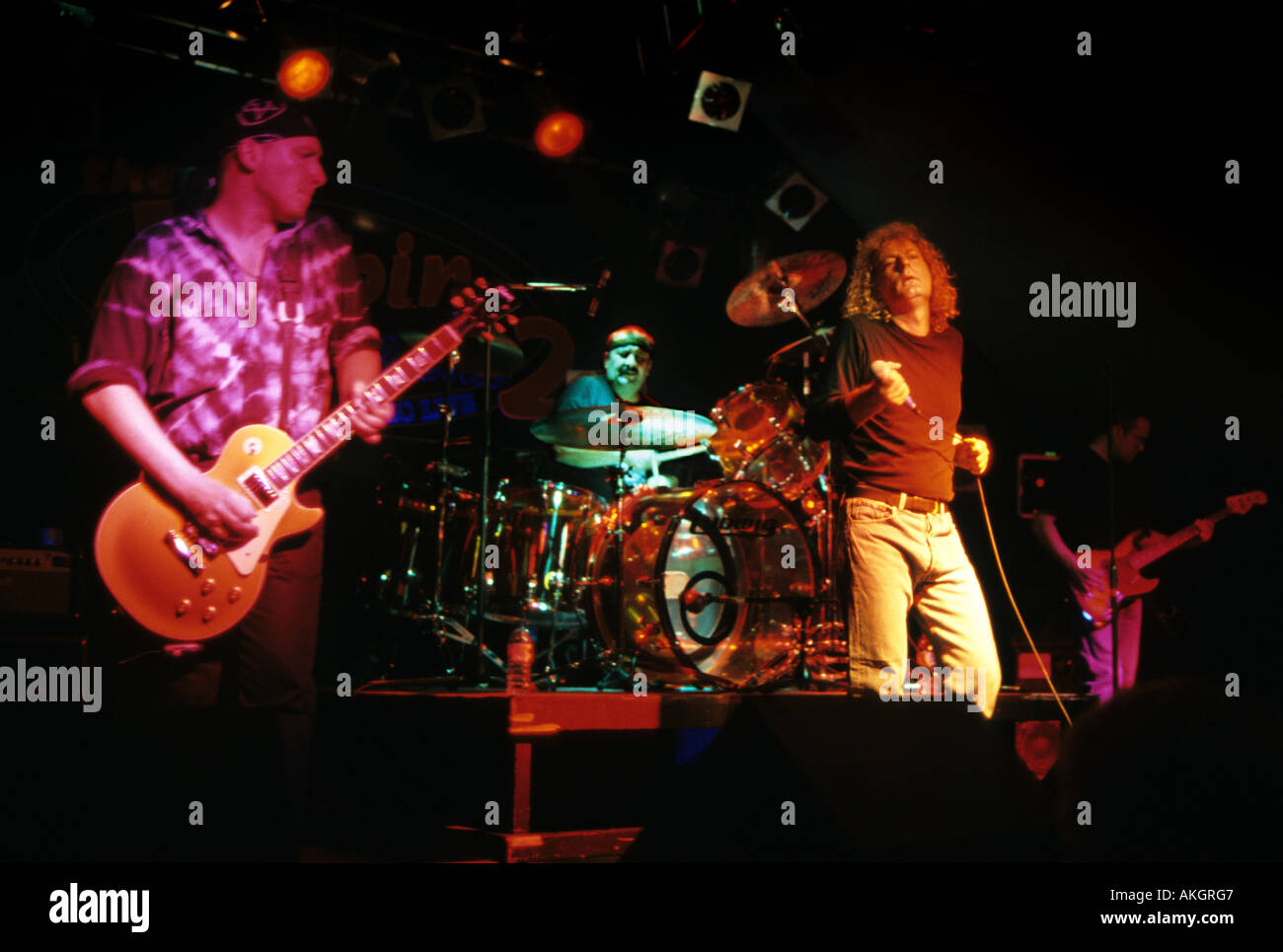 Tribute Band 'Fred Zeppelin' in concert at Wolverhampton, UK, 2004 ...