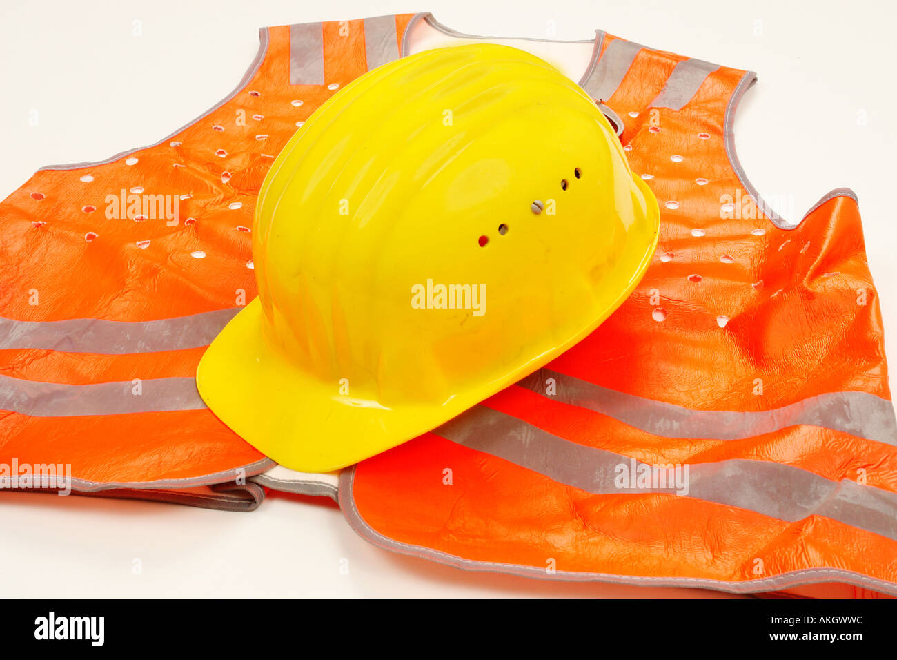 safety gear on white Stock Photo - Alamy