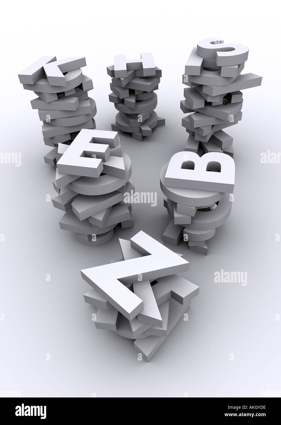 Stacks of letters hi-res stock photography and images - Alamy