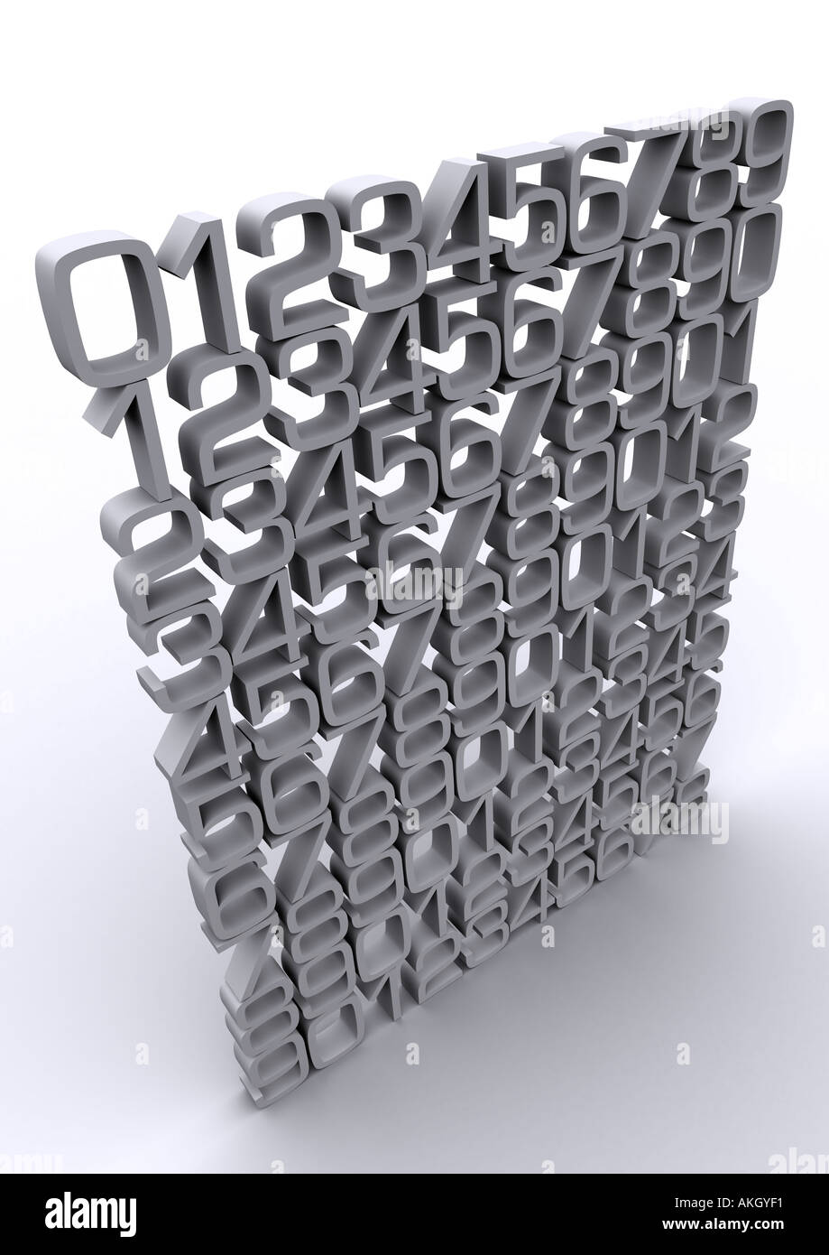 numbers in line Stock Photo - Alamy