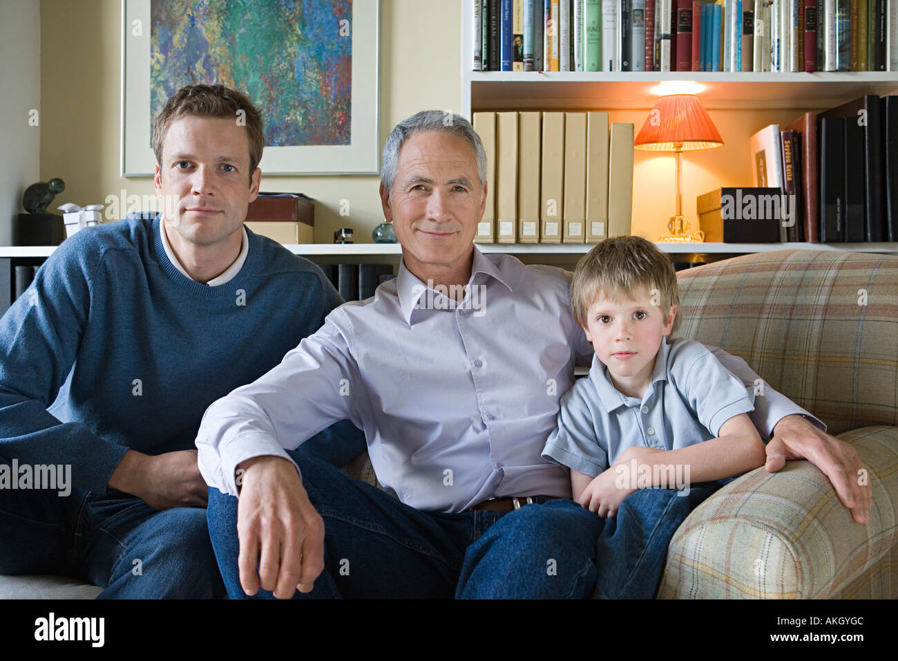 Three generations of males Stock Photo - Alamy
