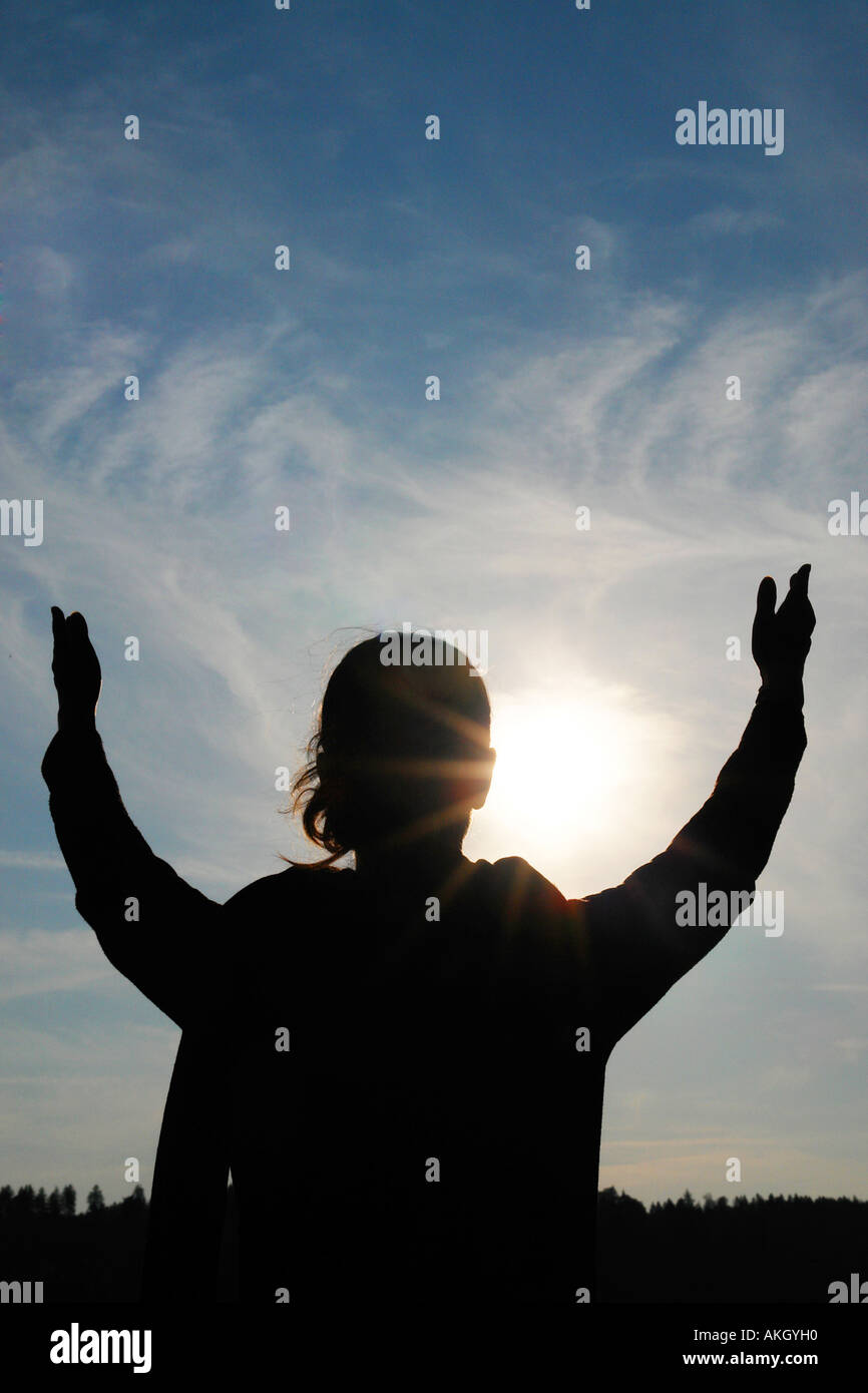 Worshiping sun god hi-res stock photography and images - Alamy