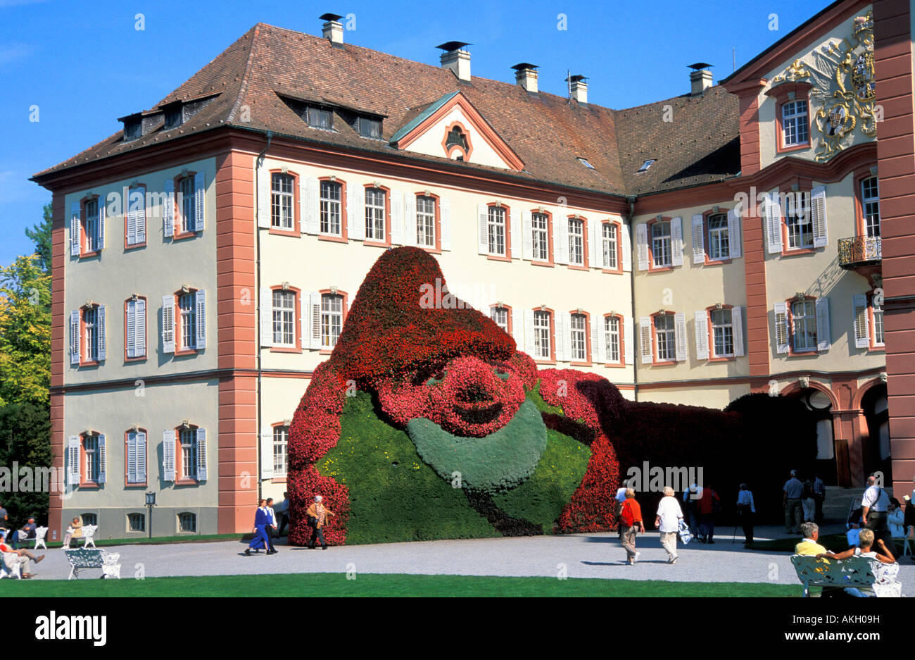 Baroque castle, Insel Mainau, Germany Stock Photo - Alamy
