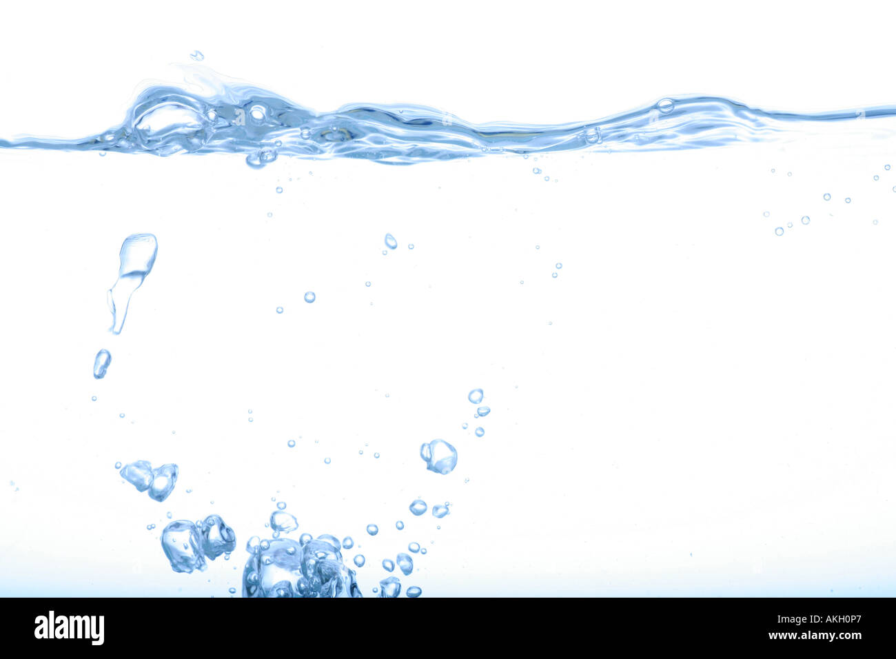 blue water line water splash Stock Photo - Alamy
