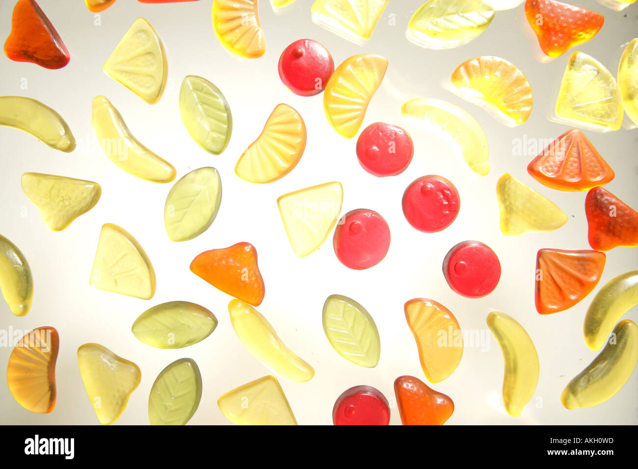 sweets on glass Stock Photo - Alamy