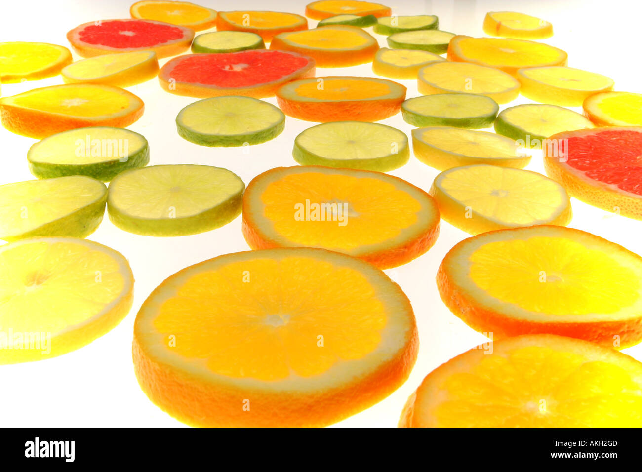 citrus fruits in slices Stock Photo - Alamy