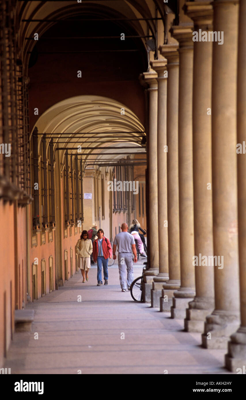 Porch, Bologna, Emilia Romagna, Italy Stock Photo - Alamy