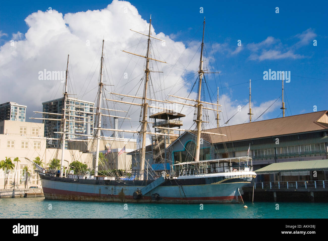 The falls of clyde honolulu harbour hi-res stock photography and images ...