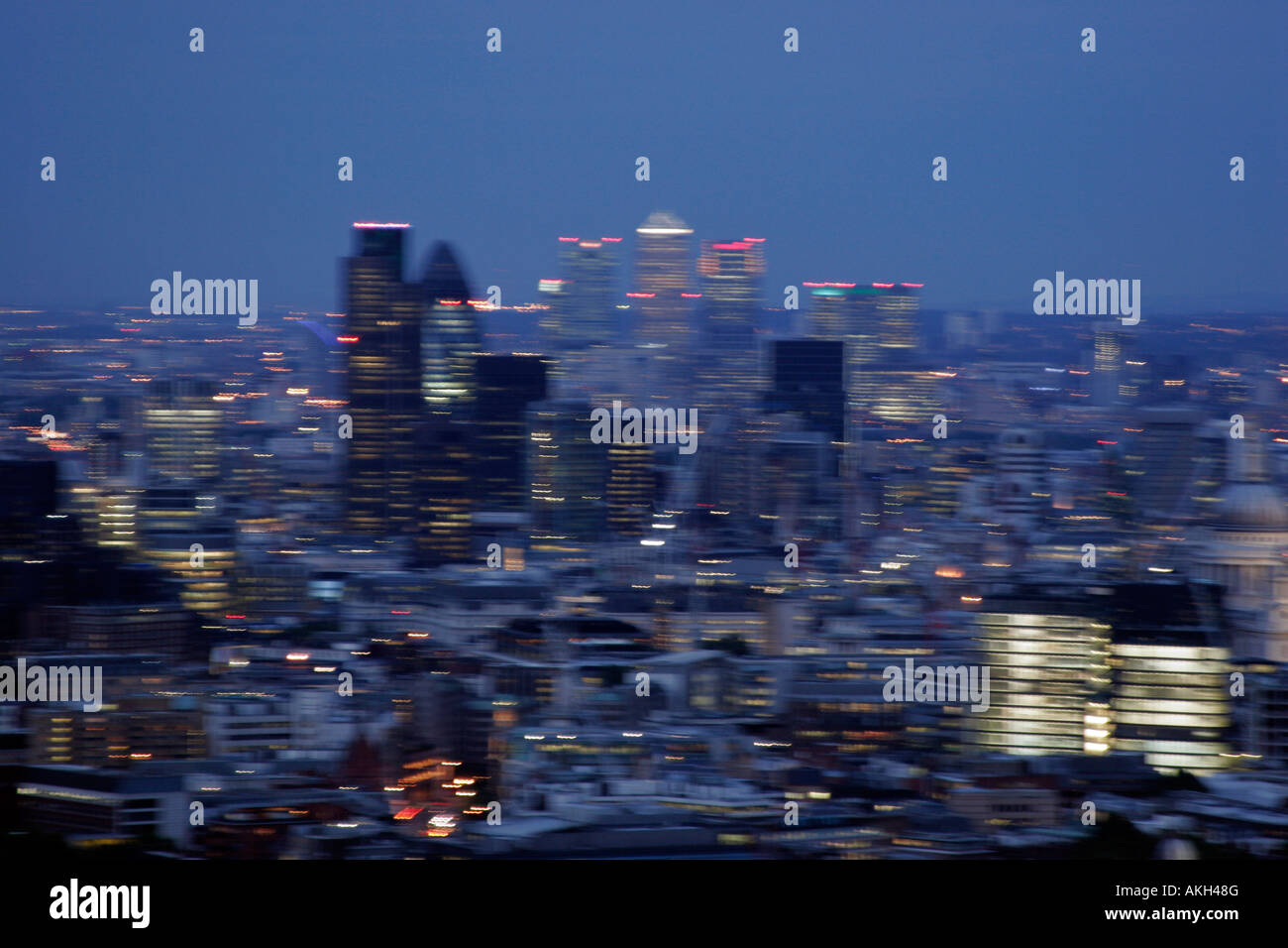 The fast pace and blur of the City of London Stock Photo - Alamy