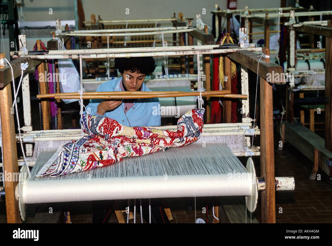 Tapestry, SuTrobascu shop, Mogoro, Sardinia, Italy Stock Photo - Alamy