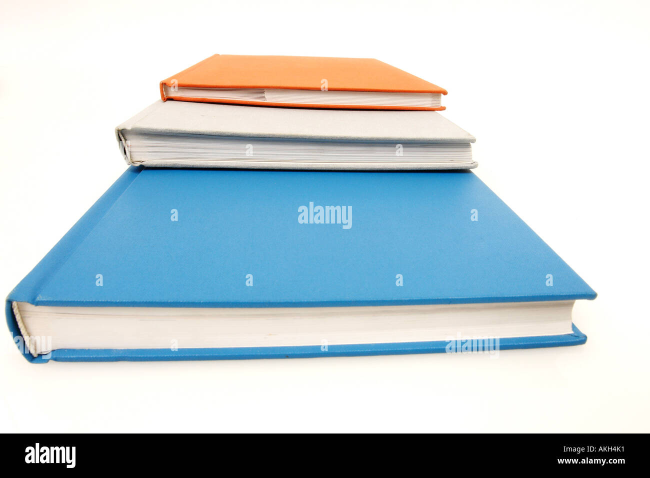 generic books on an isolated white background Stock Photo - Alamy