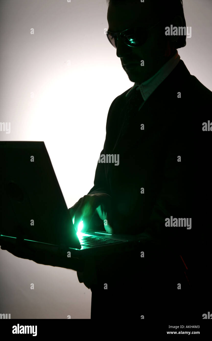 Computer hacking personal information hi-res stock photography and ...