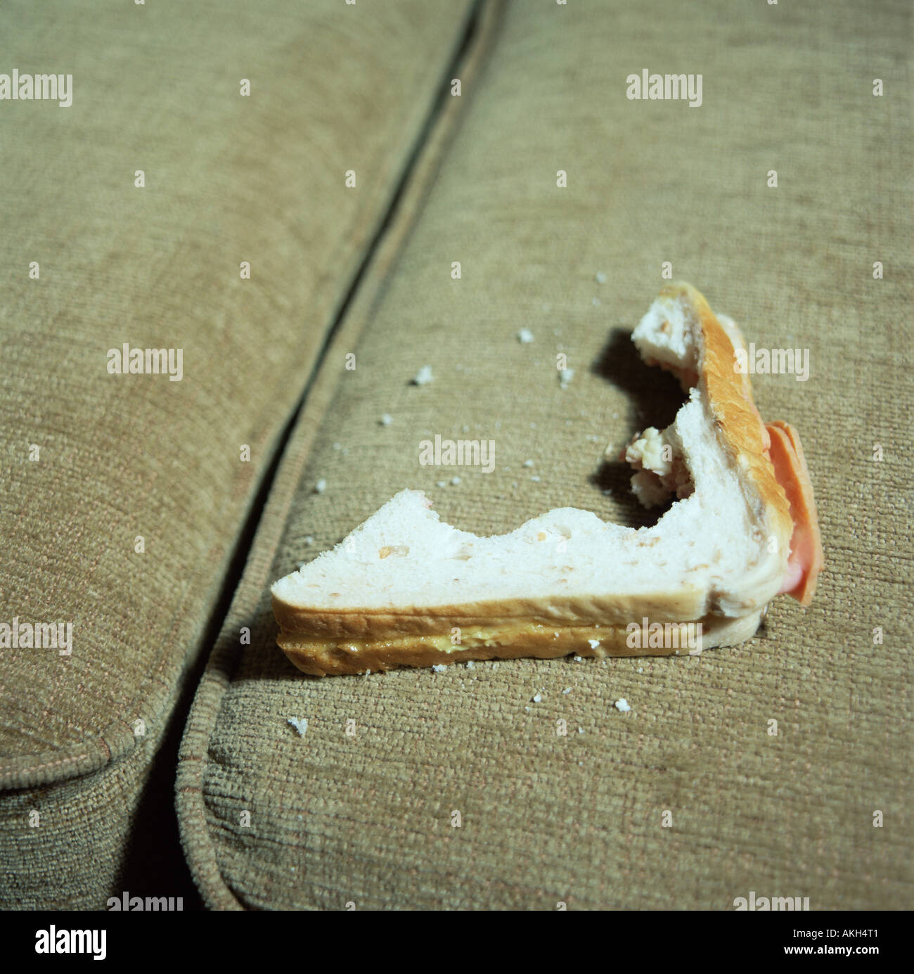 Half eaten sandwich Stock Photo - Alamy