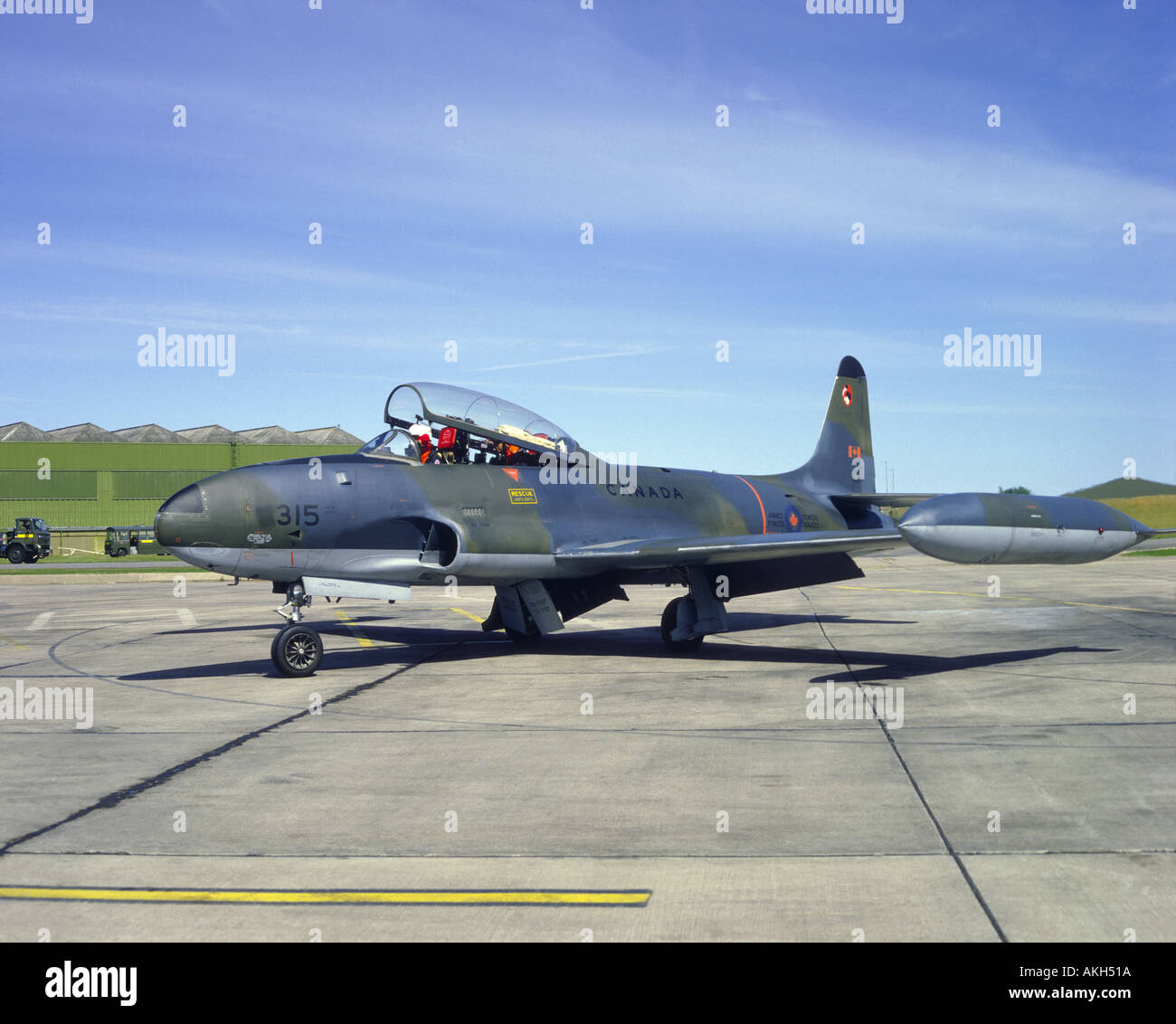 Lockheed T33 single engine military training aircraft. GAVM 2029-70 ...